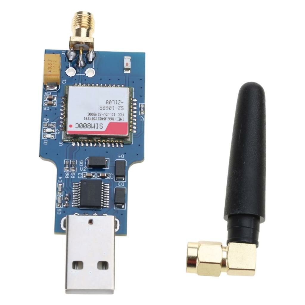 Модуль USB к GSM SIM800 с антенной