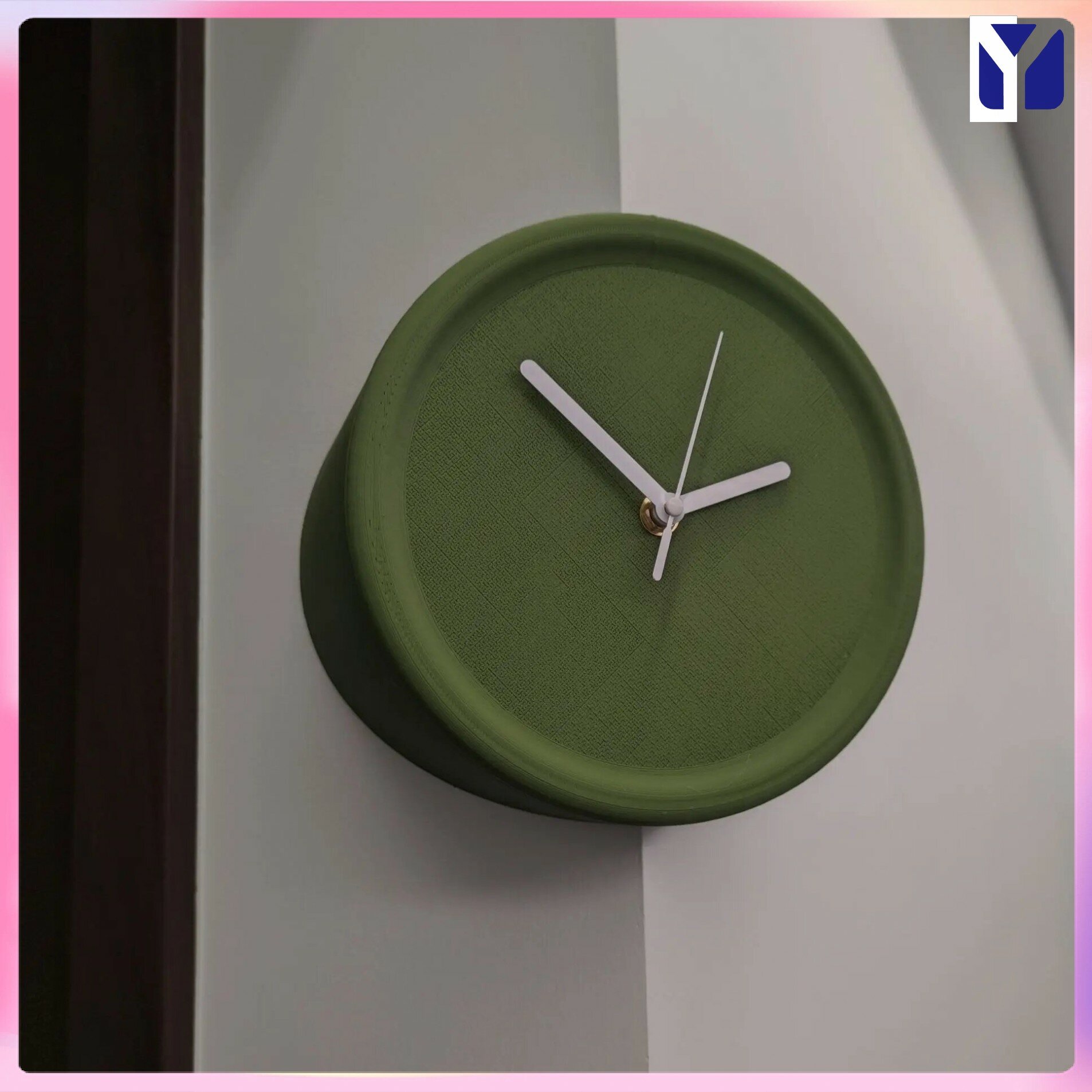 Бесшумные настенные часы Ins 8 дюймов премиум