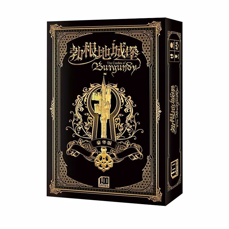 Настольная игра The Castles of Burgundy Deluxe Edition для 2-4 игроков со временем игры 30-90 минут идеально подходит для семейных и дружеских посиделок.