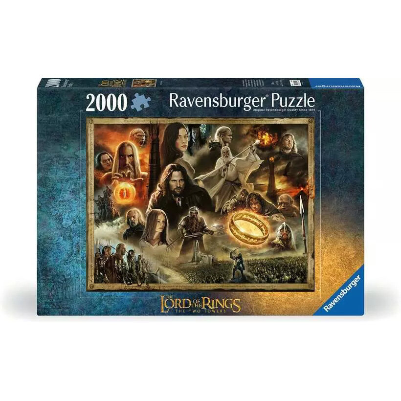 Пазл Ravensburger 2000 Властелин Колец: Две крепости, арт.17294