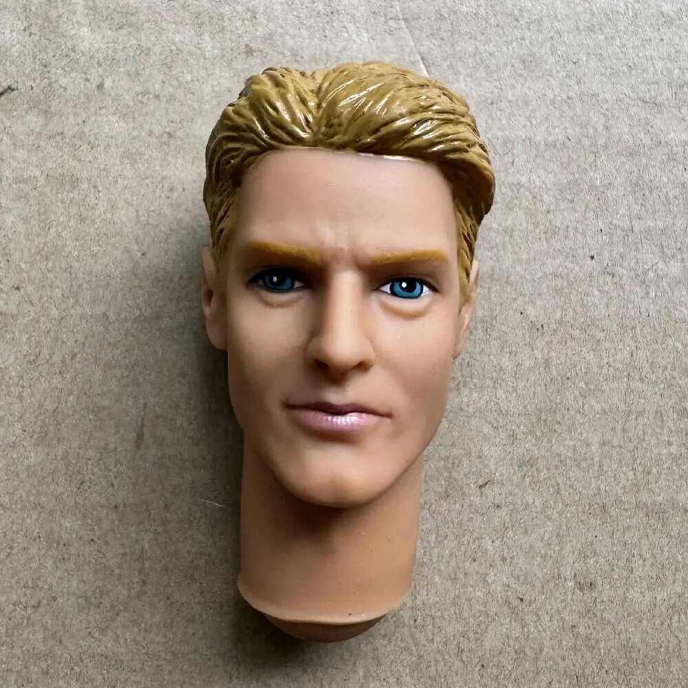 1/6 головы куклы солдата, разные персонажи, однотонная мужская голова для тела солдата 30 см, игрушки «сделай сам»