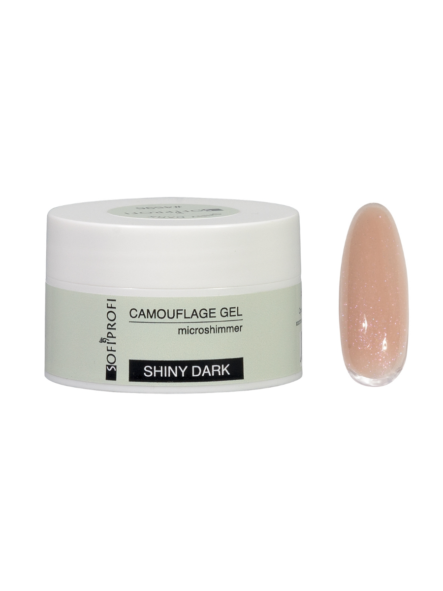 Гель камуфлирующий для ногтей Shiny Dark Sofiprofi Camouflage Gel Shiny Dark, 50 мл