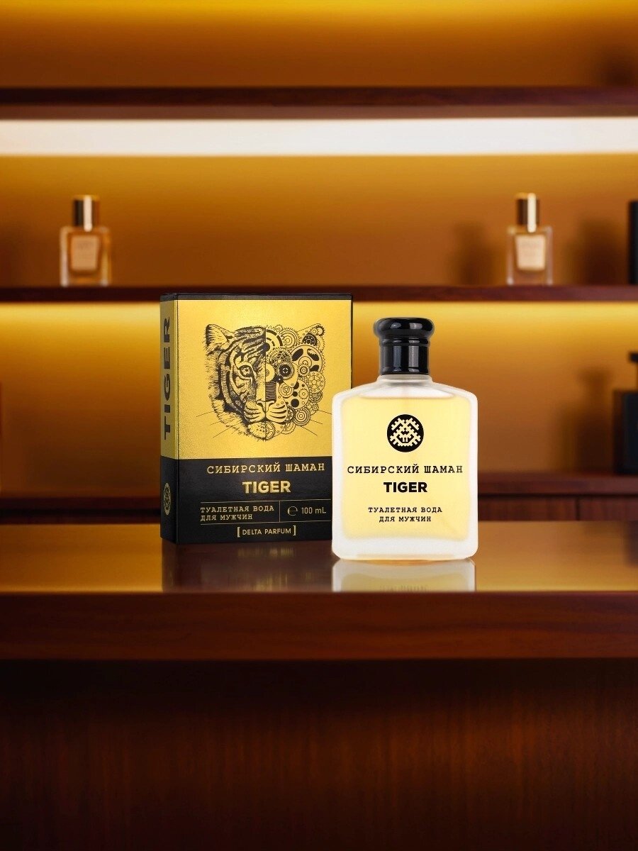Delta parfum (Vinci). Туалетная вода мужская "Сибирский Шаман Tiger", 100мл.