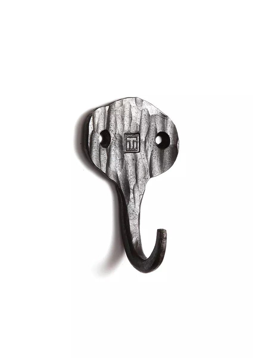 Кованый крючок "Лопух"