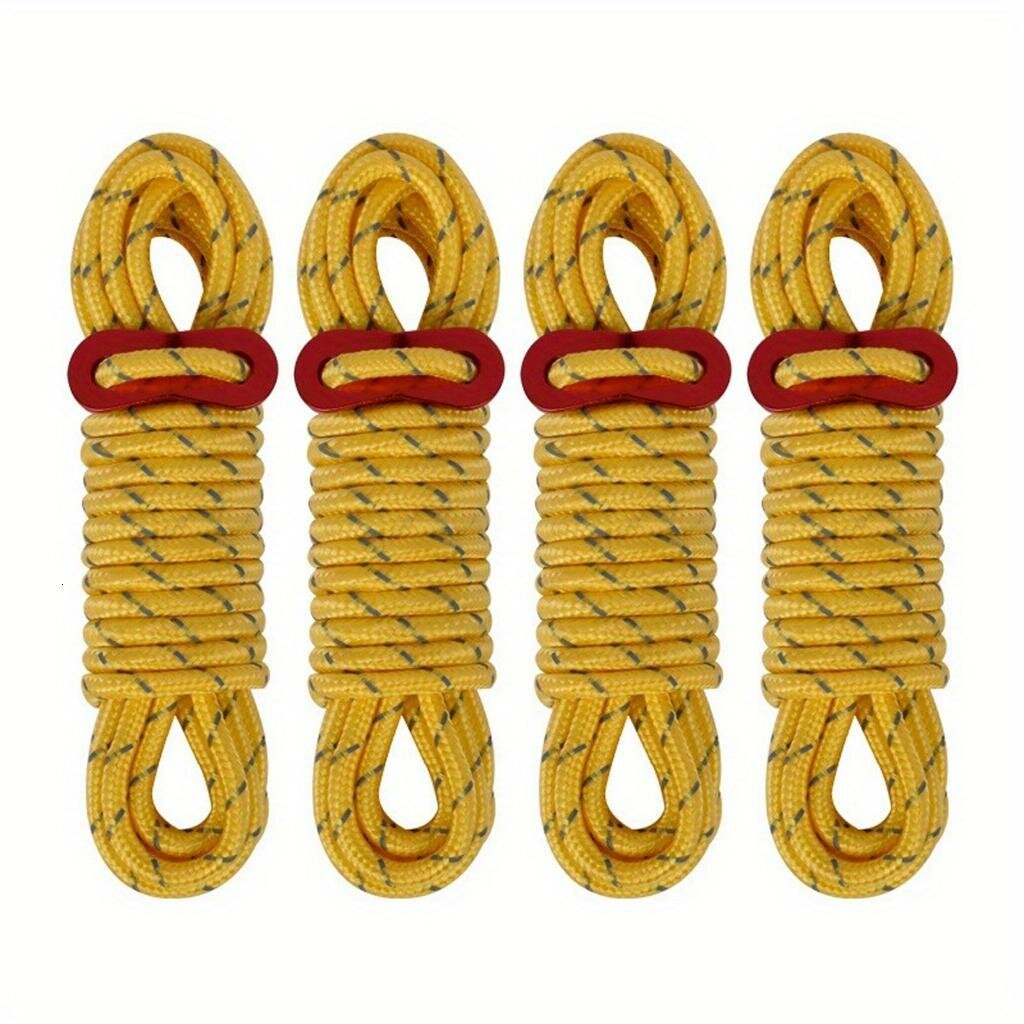 Высокотехнологичный трос для растяжки палатки, Желтый