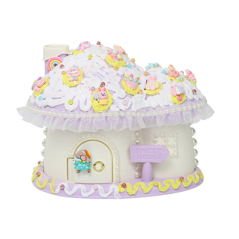 Новая двухслойная детская DIY кремовая клейкая копилка в виде гриба, ручная работа, креативная копилка для детского сада, подарок