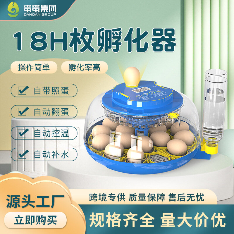 Инкубатор WONEGG, новинка: инкубатор на 18 яиц с прозрачной крышкой для наблюдения, оборудование для домашнего использования, небольшой инкубатор.