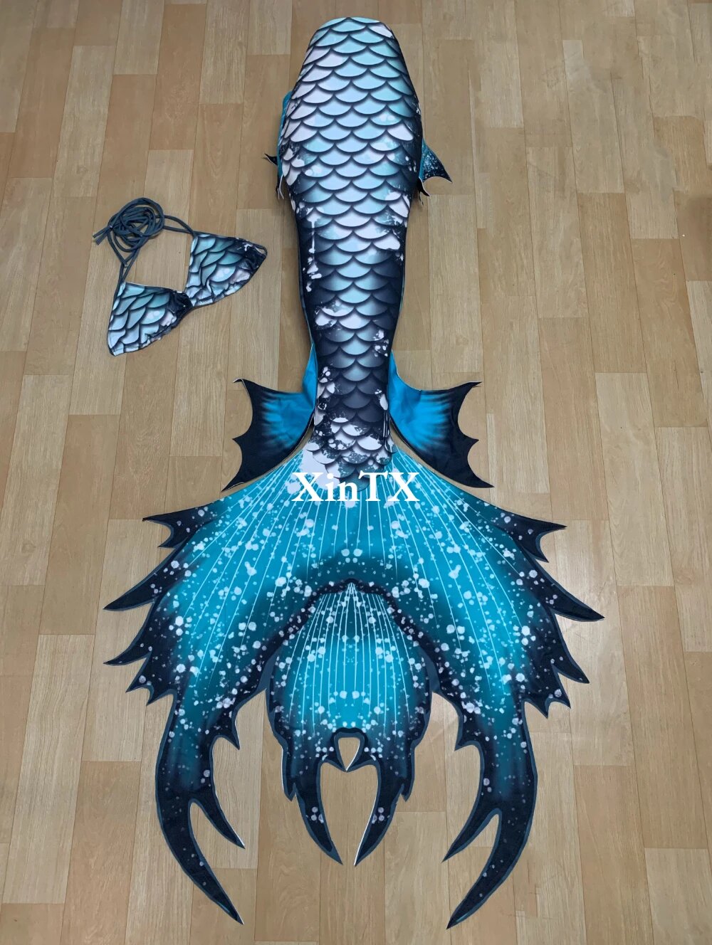 Женский хвост русалки XinTX полиэстер+спандекс