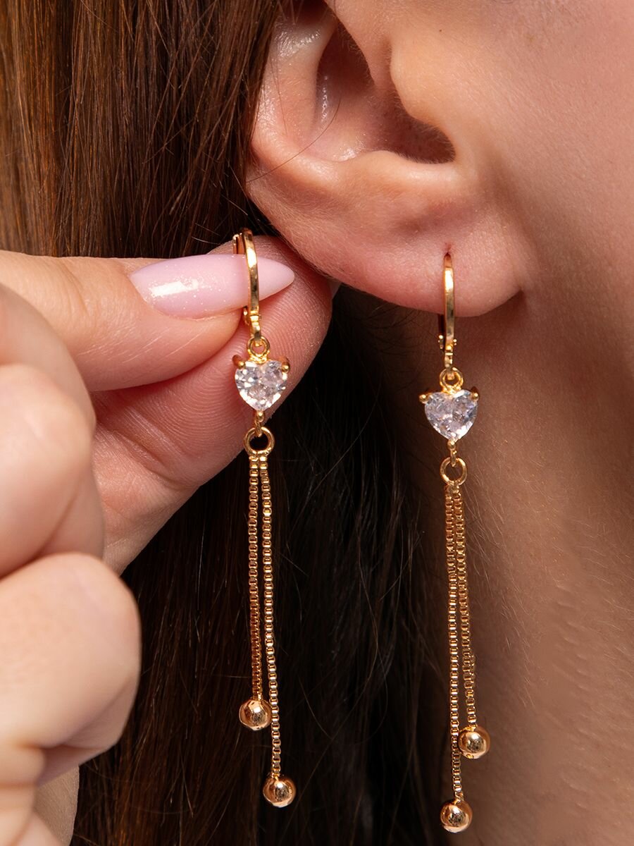 Серьги цепочки