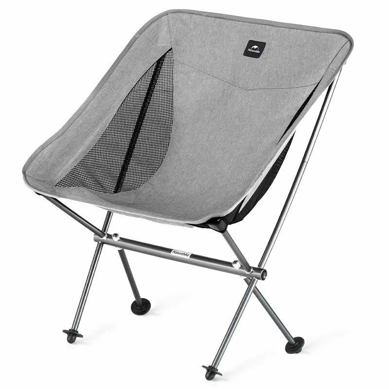 Стул складной Naturehike складной, тканевый, металлический каркас, 150кг grey