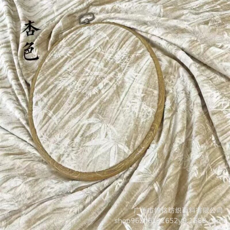 Новая китайская стильная ткань с тиснением бамбуковых листьев, бархатная ткань для осенне-зимнего ручного вязания, ткань для ретро-платья чеонгсам ханфу