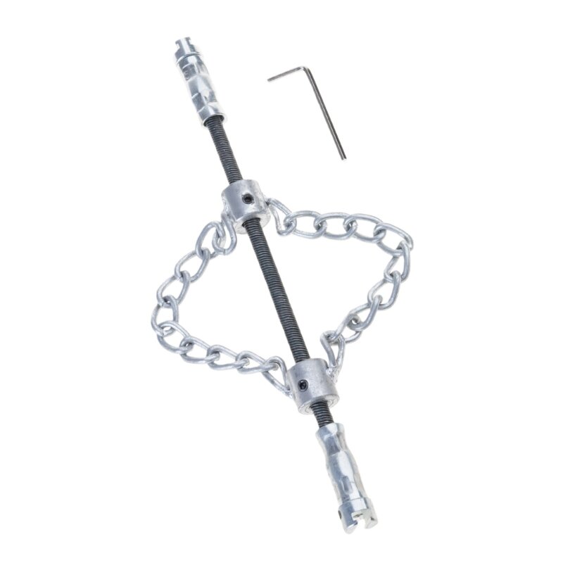 Цепной Очиститель слива с Гибким Валом Высокопрочный Инструмент Для удаления Накипи Из металлических Труб Со Сменными Головками Для эффективного Удаления засоров