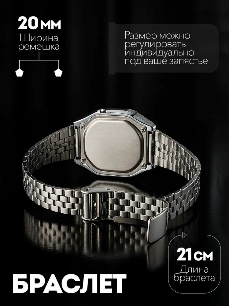 CASIO, серебряный — фото 1
