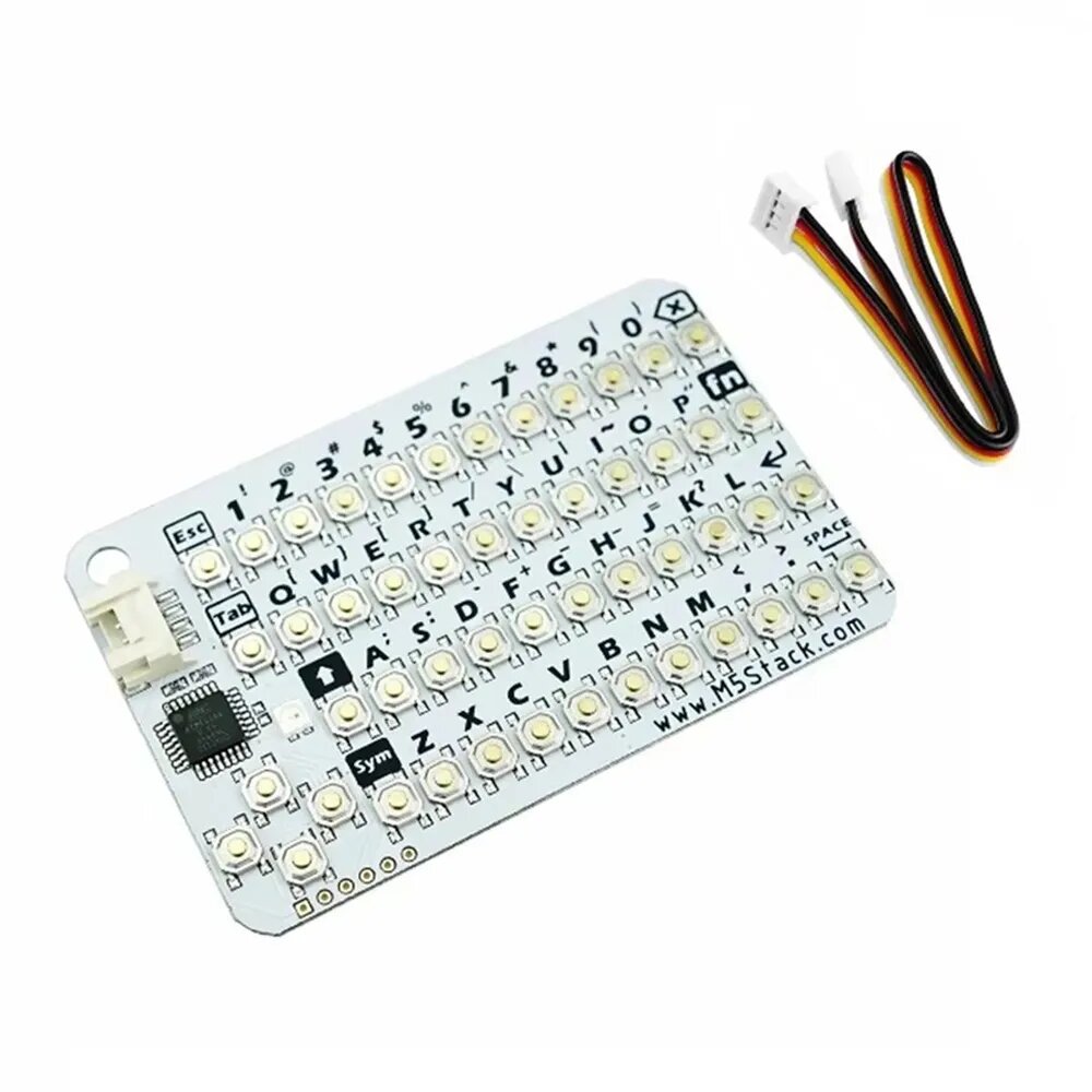 CardKB V1.1 Мини 50-клавишная QWERTY-клавиатура с микроконтроллером ATMega8A, MEGA8A