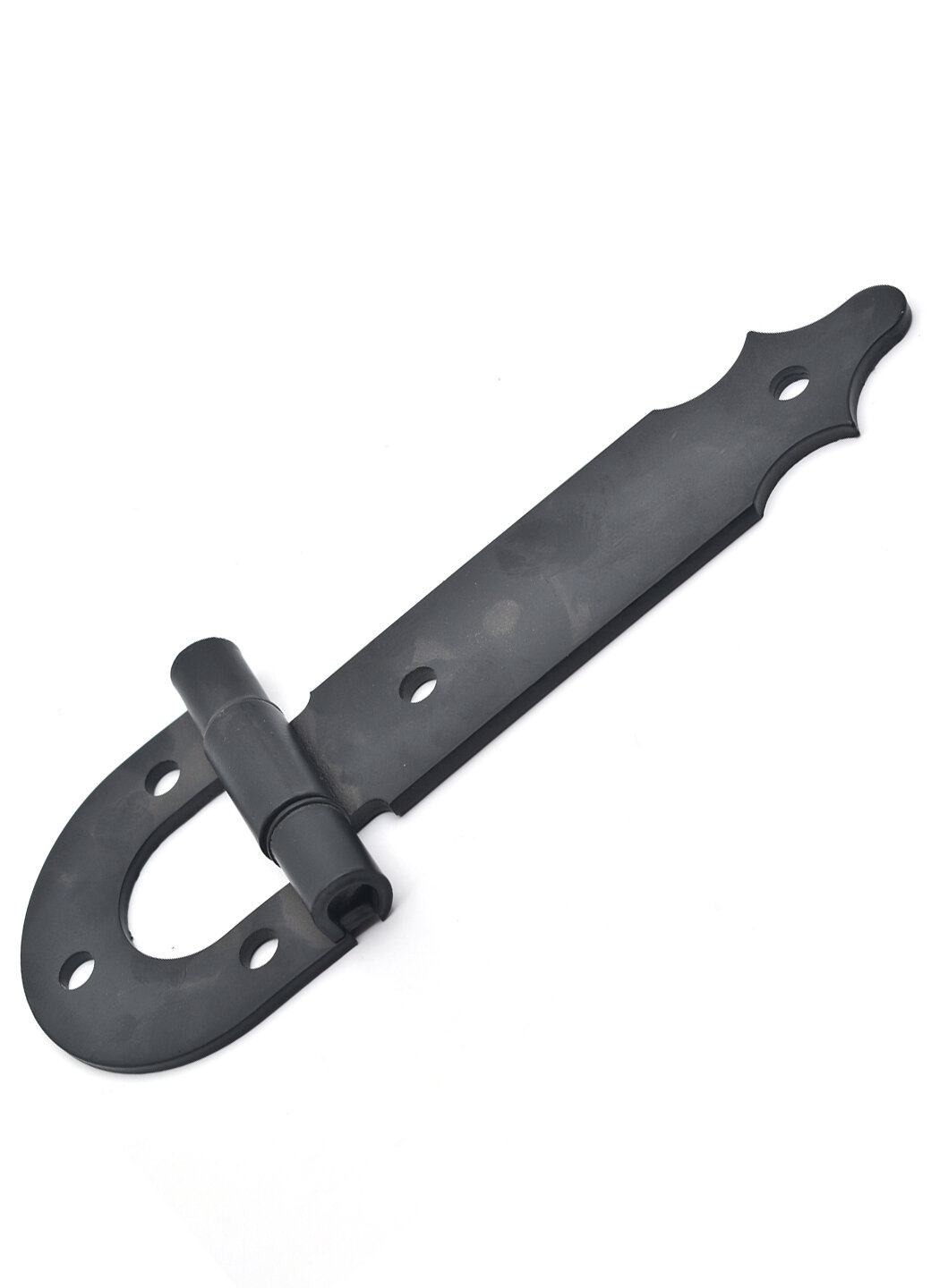 Петля-стрела усиленная ПСУ-200 (черный,5мм толщ.) DOMART