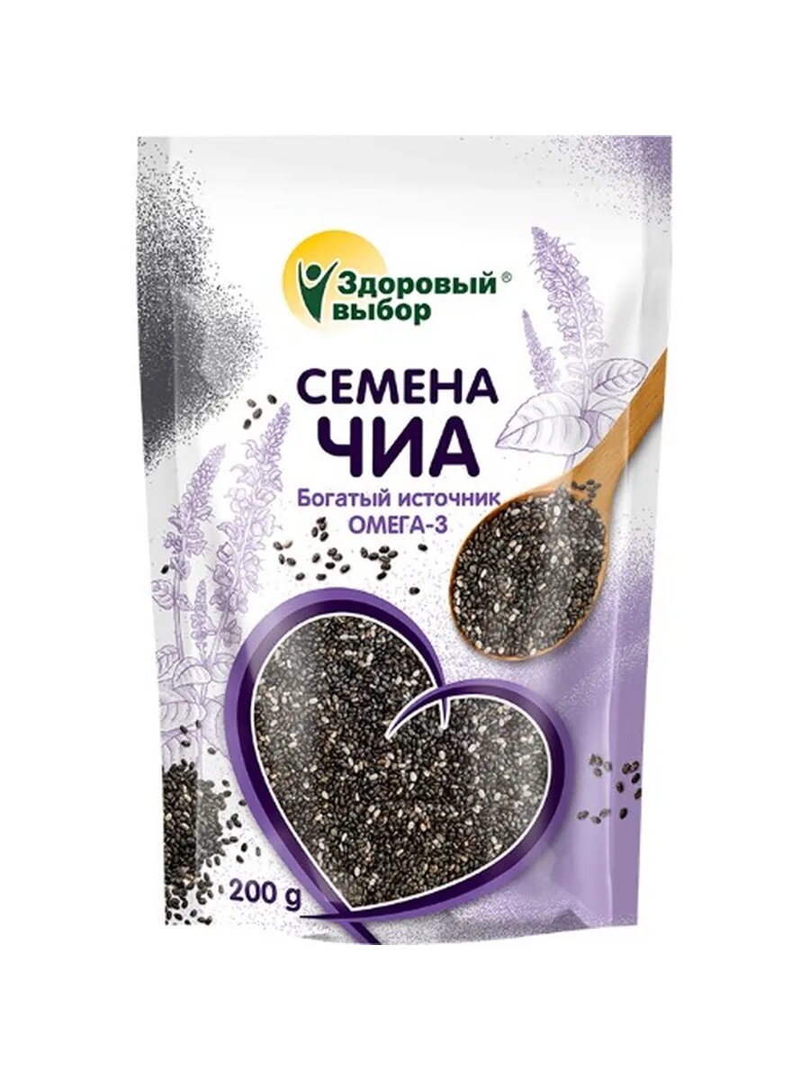 Семена чиа 200 гр/фитэра/