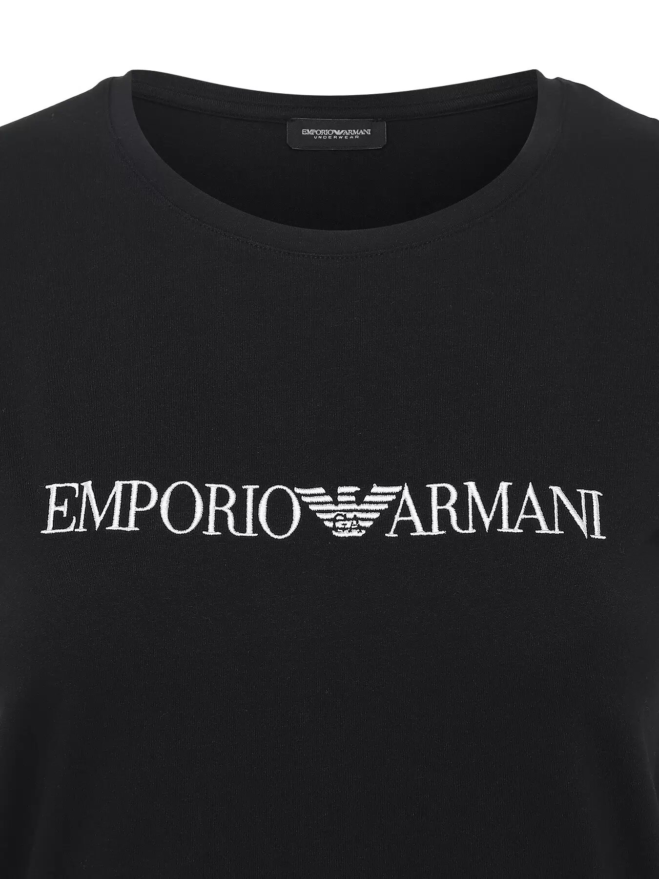 Футболка EMPORIO ARMANI, размер XS, черный — фото 1