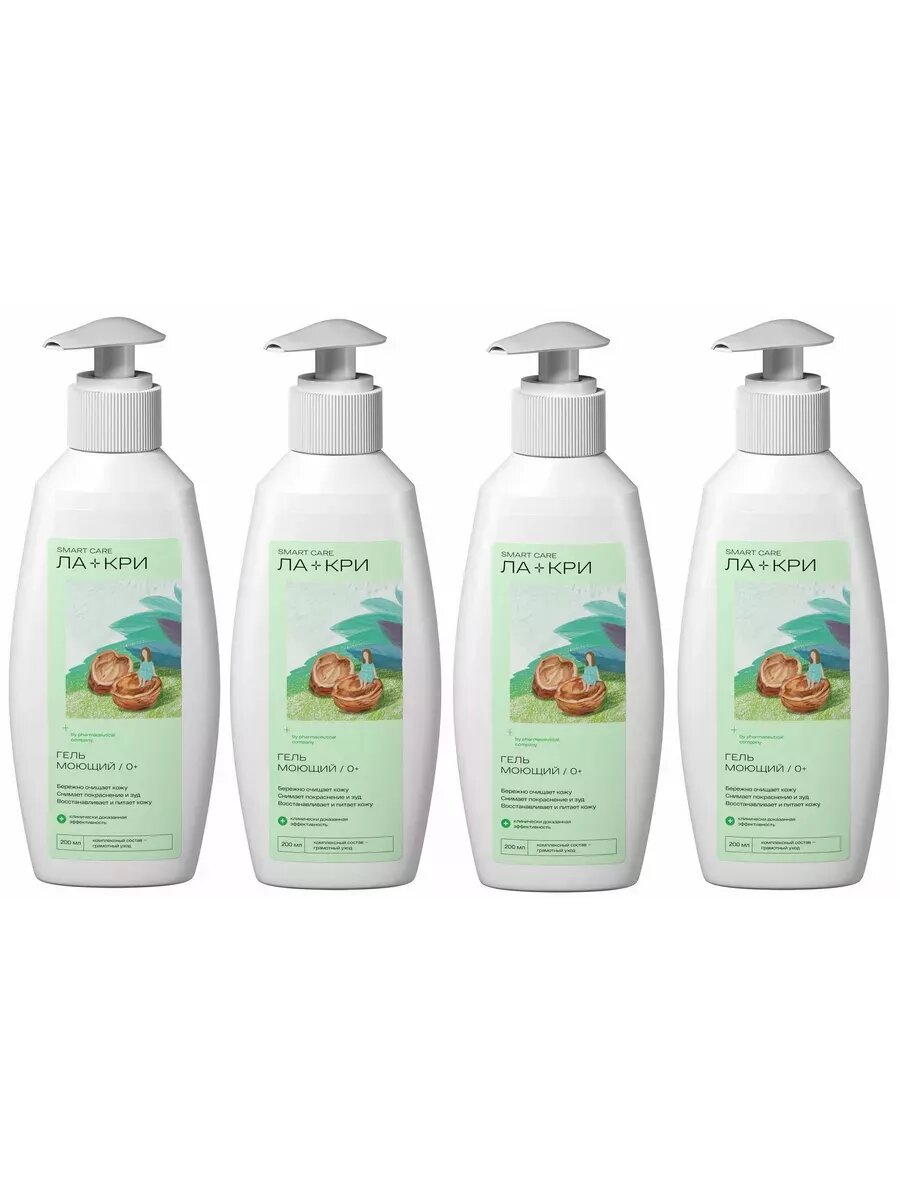 Гель моющий для всей семьи 200мл - 4 шт.