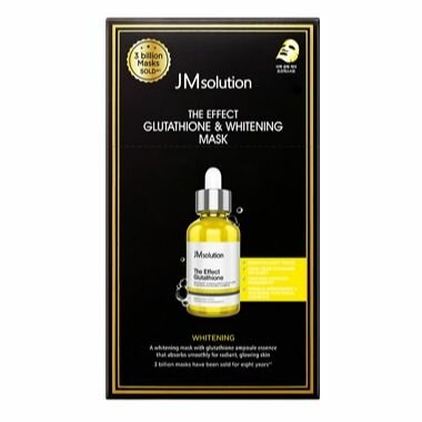 Тканевая маска с глутатионом JMsolution The Effect Glutathione & Whitening Mask, 1шт