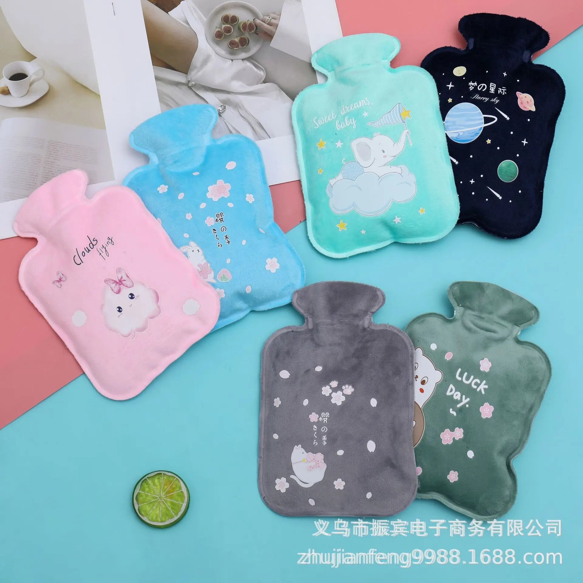 MOONBIFFY Милые резиновые грелки для рук и ног