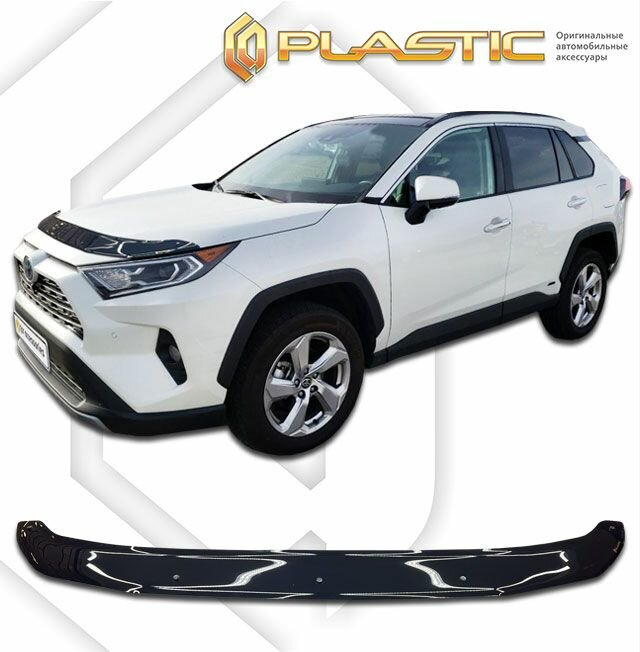 Дефлектор капота для Toyota Rav4 2018-н. в. Classic черный