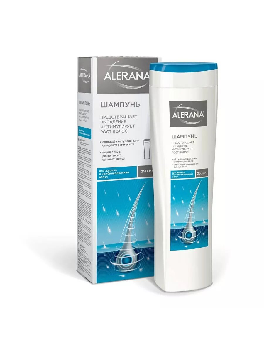 Шампунь Alerana для жирных и комбинированных волос 250 мл
