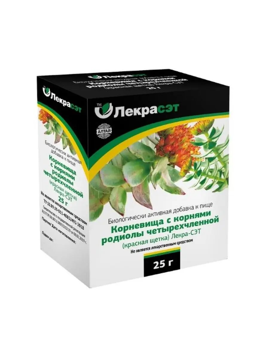 Родиолы четырехчленной (красная щетка) 25 г