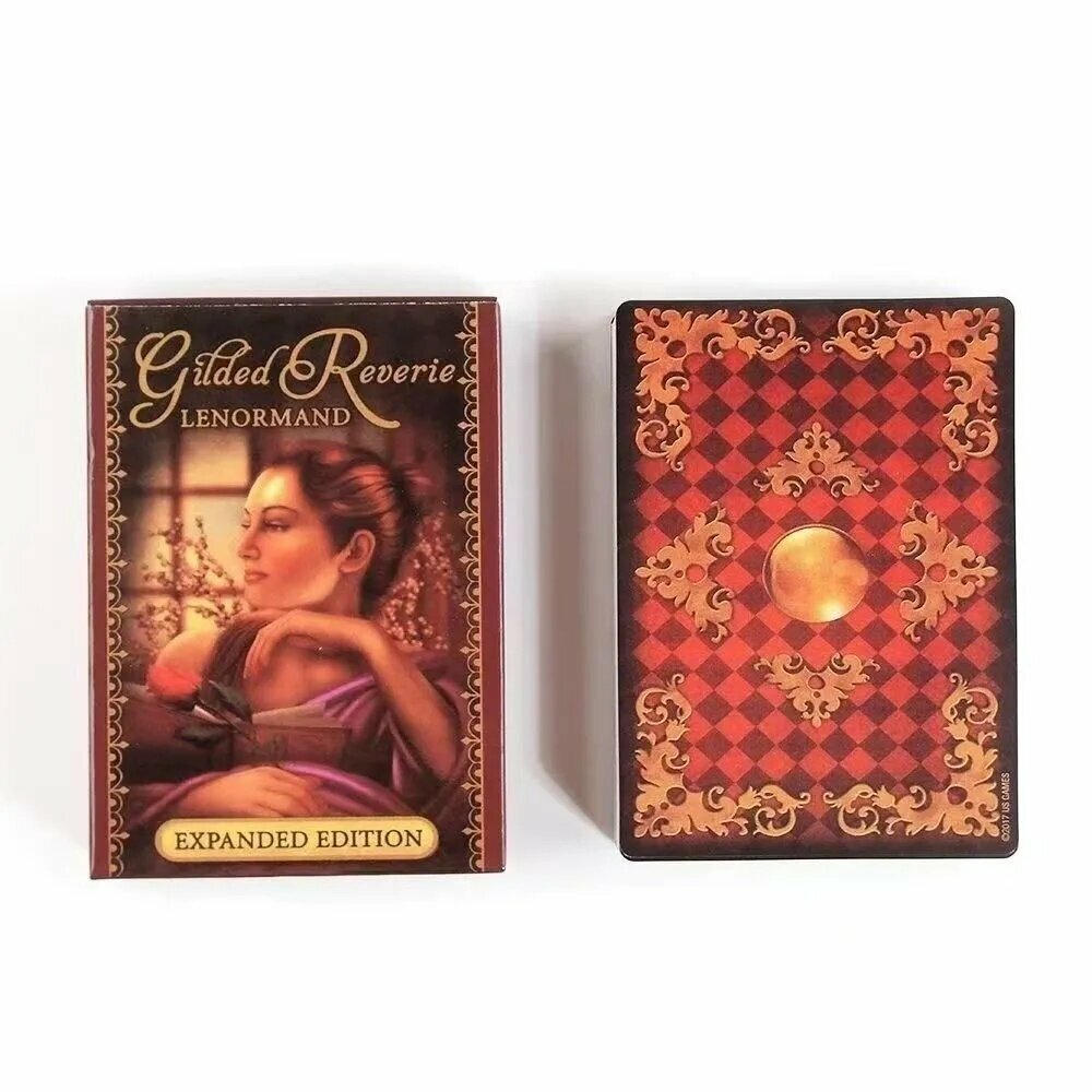 Карты Таро Золотые Мечты Ленорман (Версия с железной коробкой) / Gilded Reverie Lenormand
