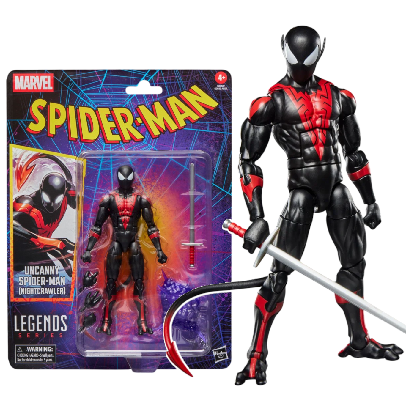 Фигурка Человек-паук/Ночной змей «Marvel Legends» от Hasbro коллекционная