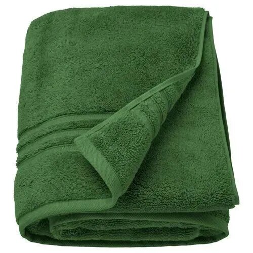 IKEA Полотенце банное, Хлопок, 100x150 см, зеленый, 1 шт.