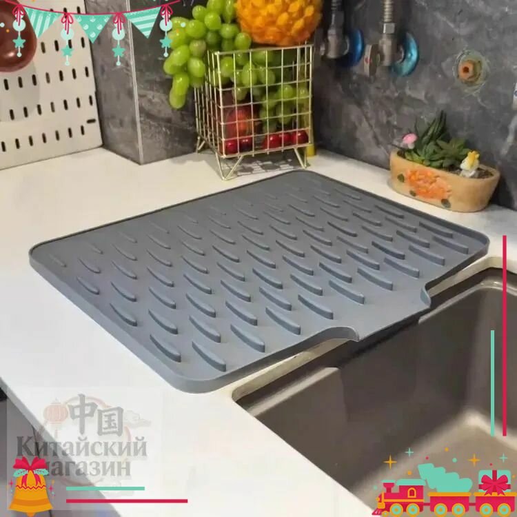 Коврик для сушки посуды 32.01 см х 28 см, 1 шт