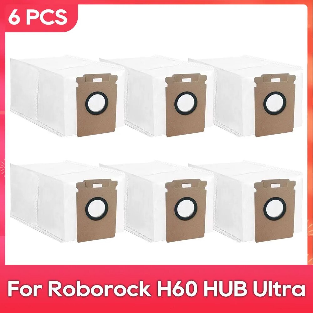 Подходит для ( Roborock H60 HUB ULTRA ) мешки для пыли, аксессуары и запчасти для робота-пылесоса