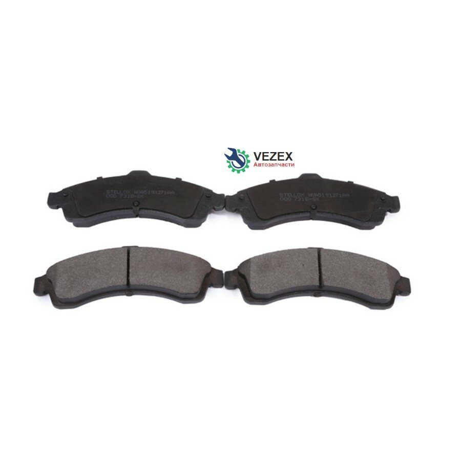 STELLOX 000731BSX колодки дисковые задние! с антискрип. пл.\ Chryusler Sebring, Dodge Avenger/Caliber 07>