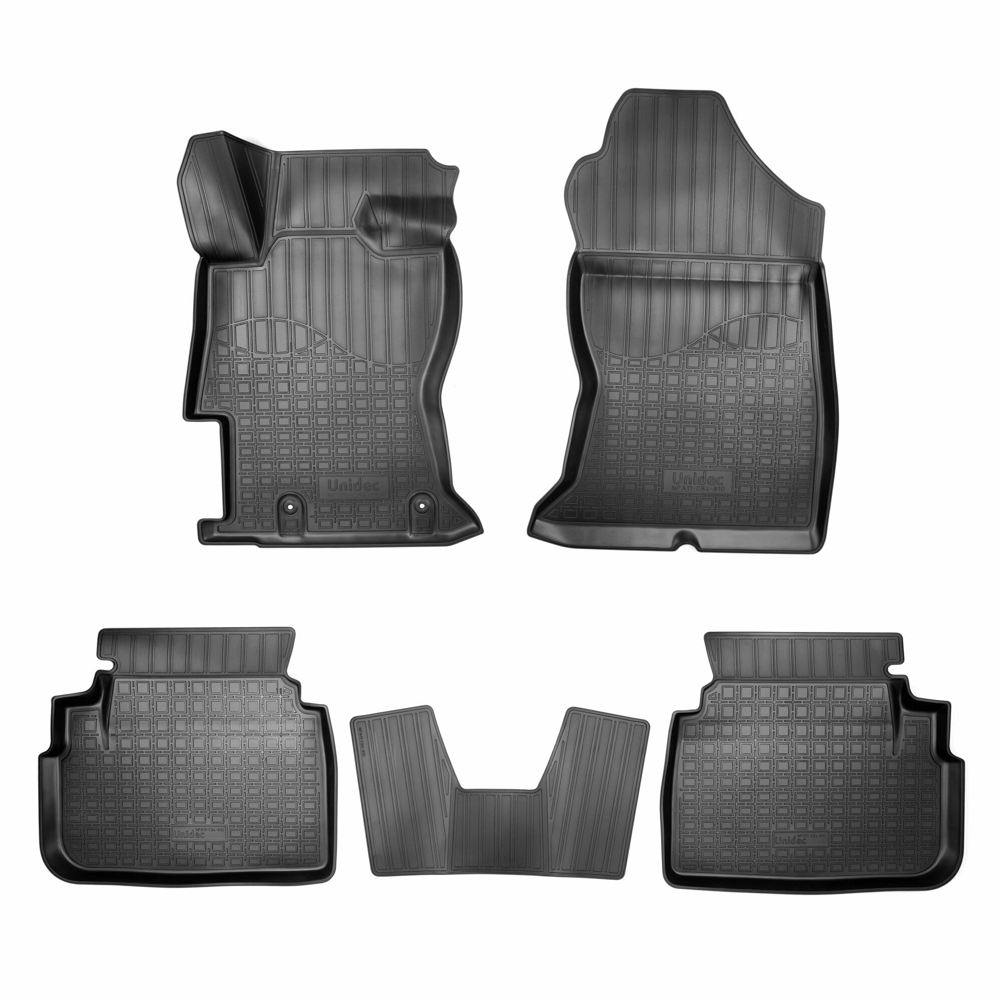 Коврики салона (полиуретан) Subaru XV (G5) 3D (2017-), NPA11-C84-810