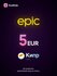Пополнение баланса Epic Кипр 5 евро (EUR) | мобильная связь, prepaid, SIM | Цифр...