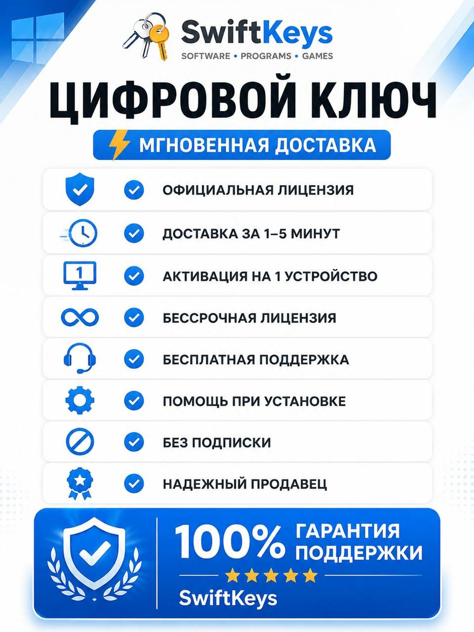 Программное обеспечение Microsoft Access 2021, электронный ключ, для офисных программ — фото 1