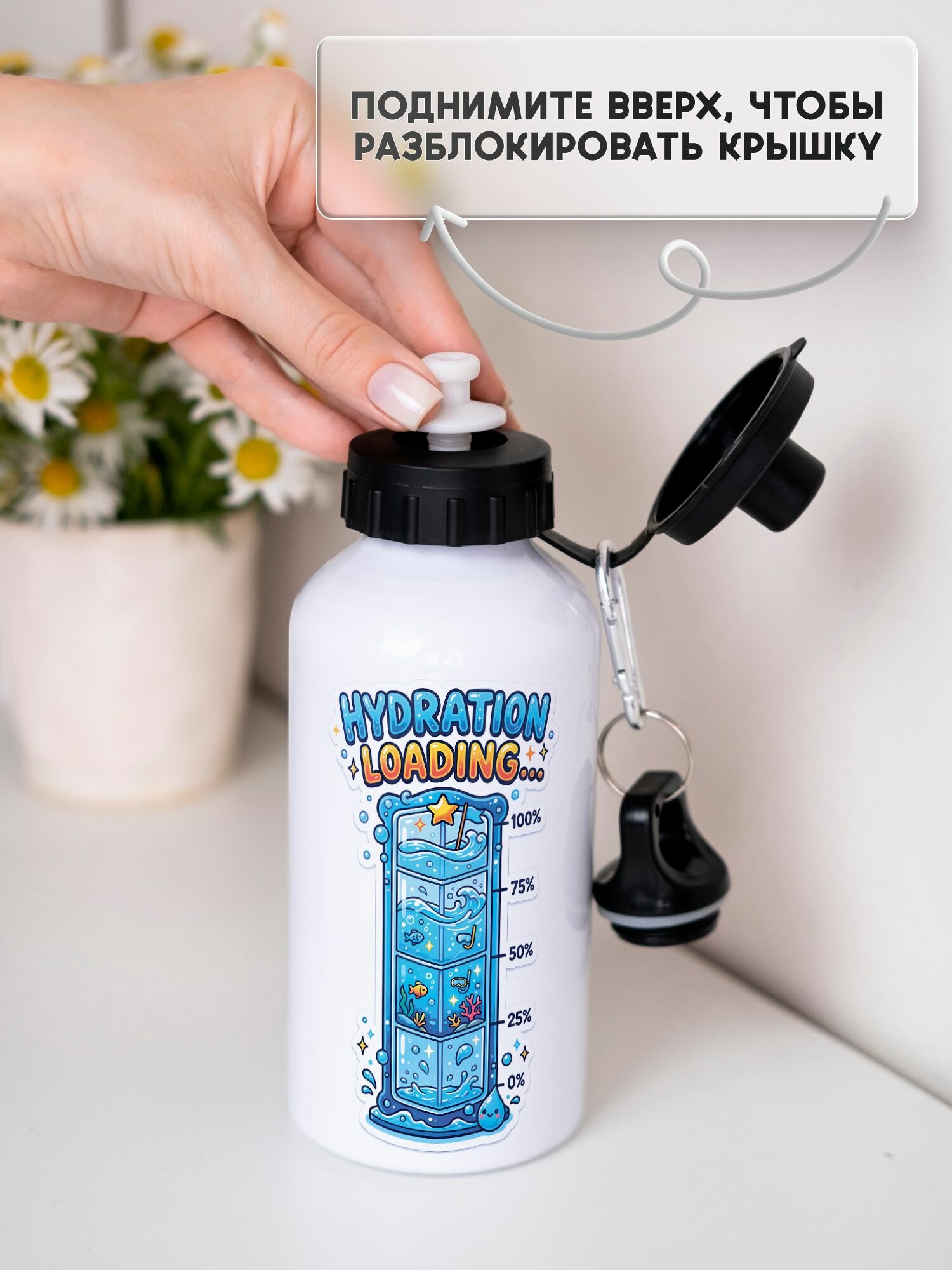 Бутылка для воды Hydration loading — фото 1