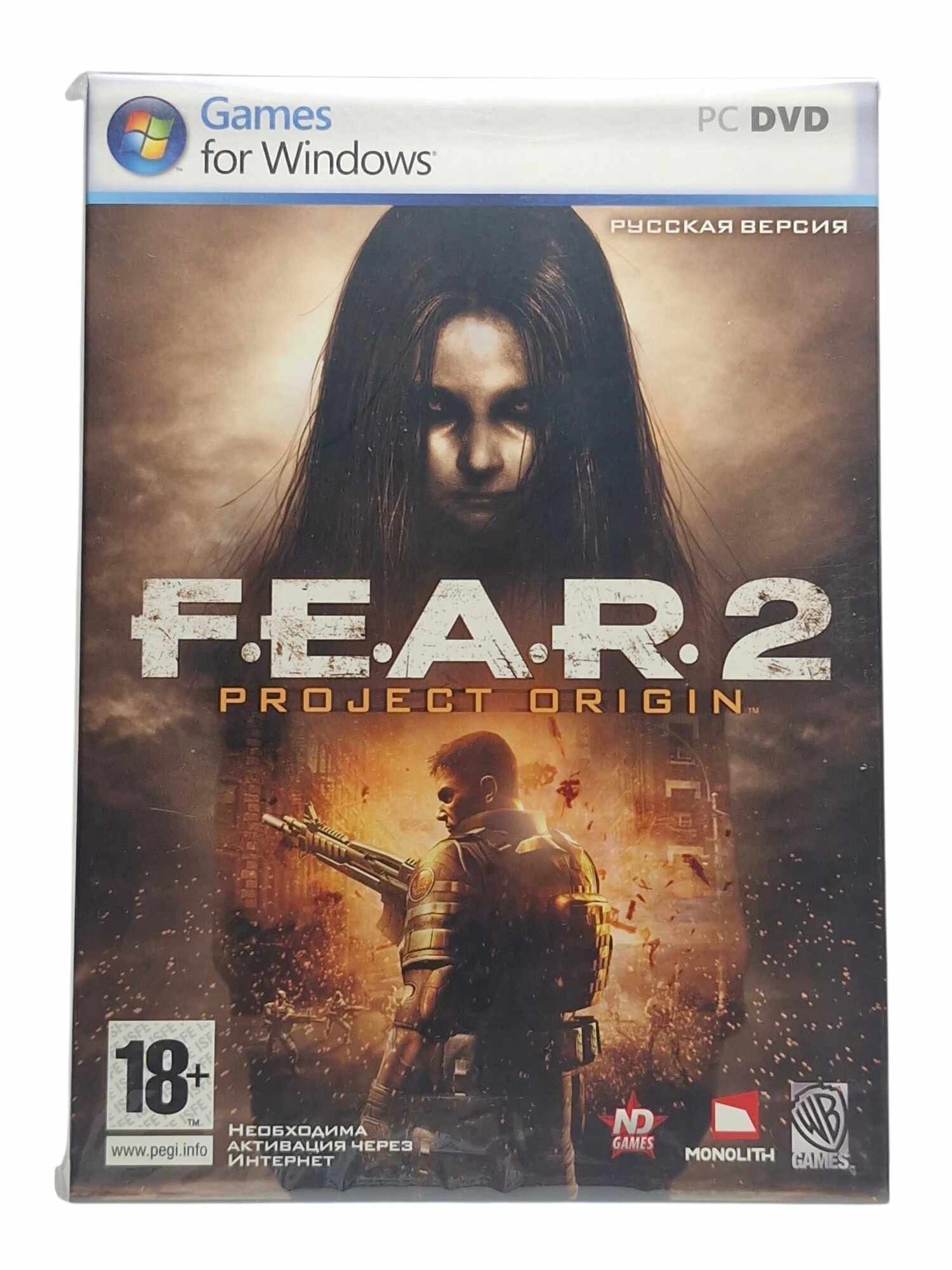 Игра для компьютера: F.E.A.R. 2: Project Origin Steam Box pc диск лицензия