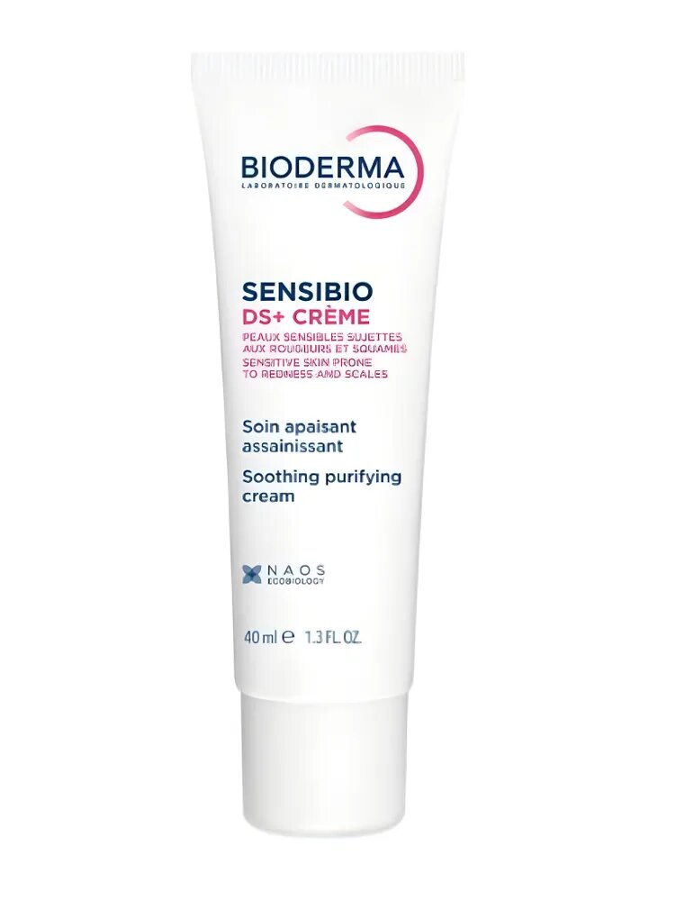 Bioderma крем Sensibio DS+ успокаивающий увлажняющий от покраснений и шелушений 40 мл