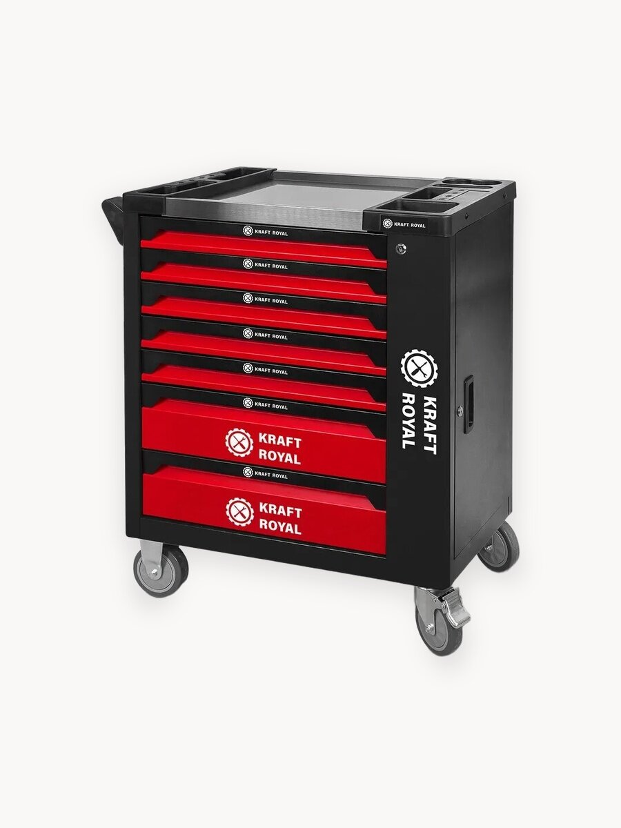 Инструментальная тележка с набором инструментов 259 пр.