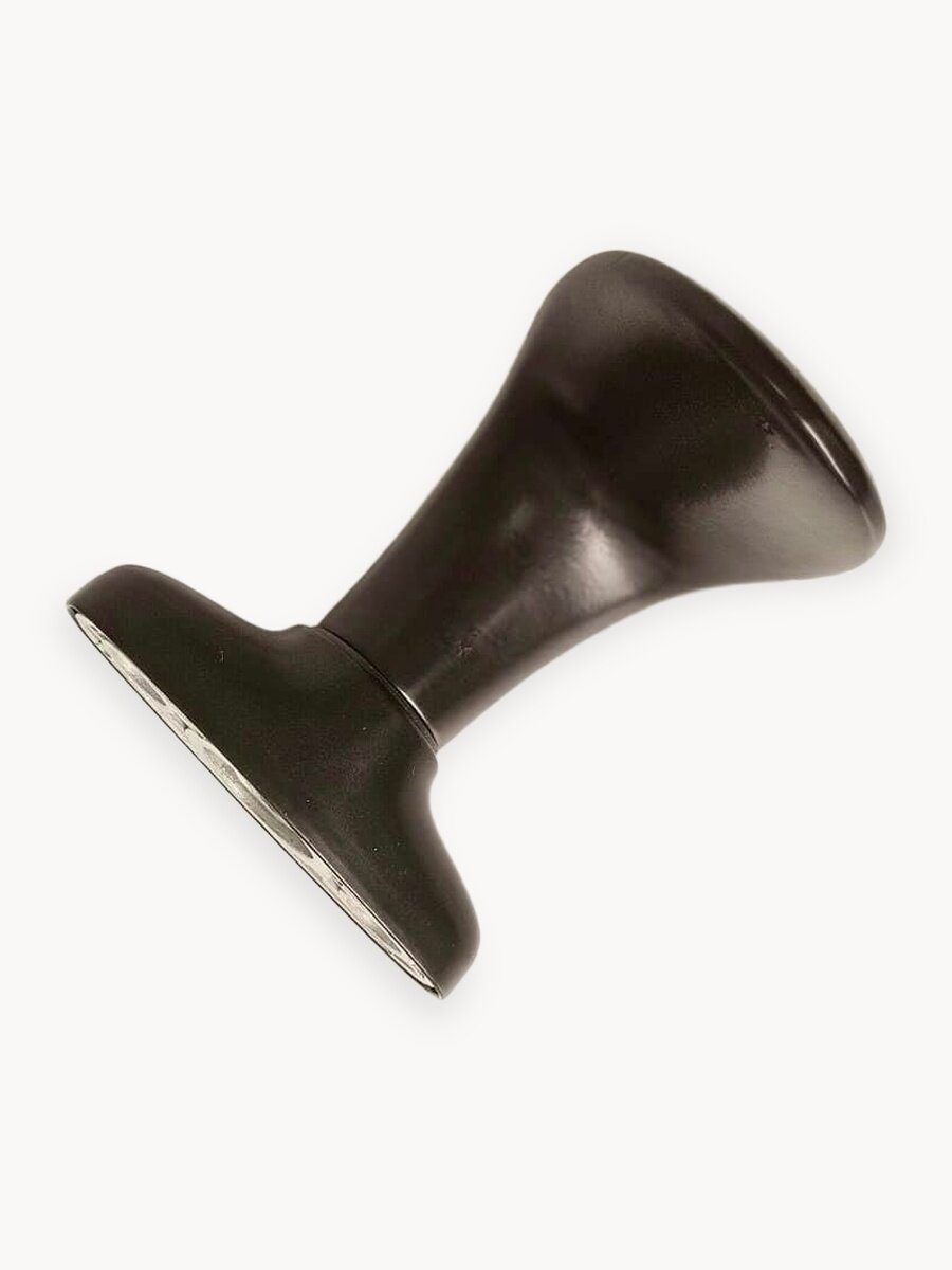 Ручка для калиток и дверей накладная (ухват одиночный), темно-коричневая (RR32)