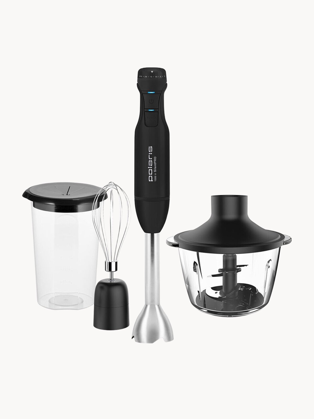 Блендер ручной Polaris PHB 1510GL Silent Черный