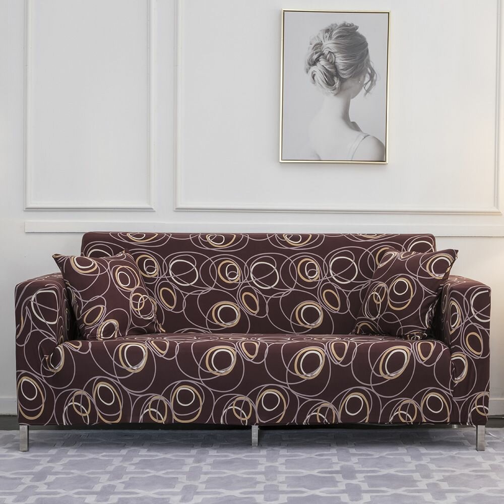 Универсальный универсальный эластичный чехол для дивана, подходит для трехместного дивана, длина 190-230 см. -KP