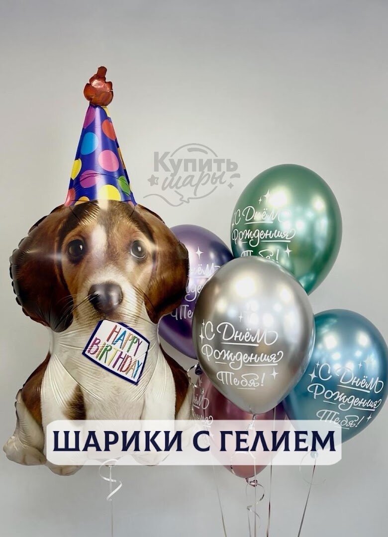 Воздушные шары с гелием, шарики воздушные "Животные" №3109