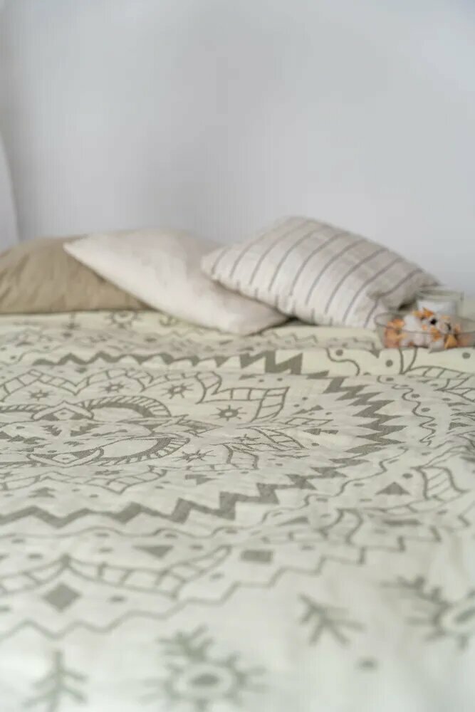 Плед homely , Хлопок, Муслин, 230 см х 200 см