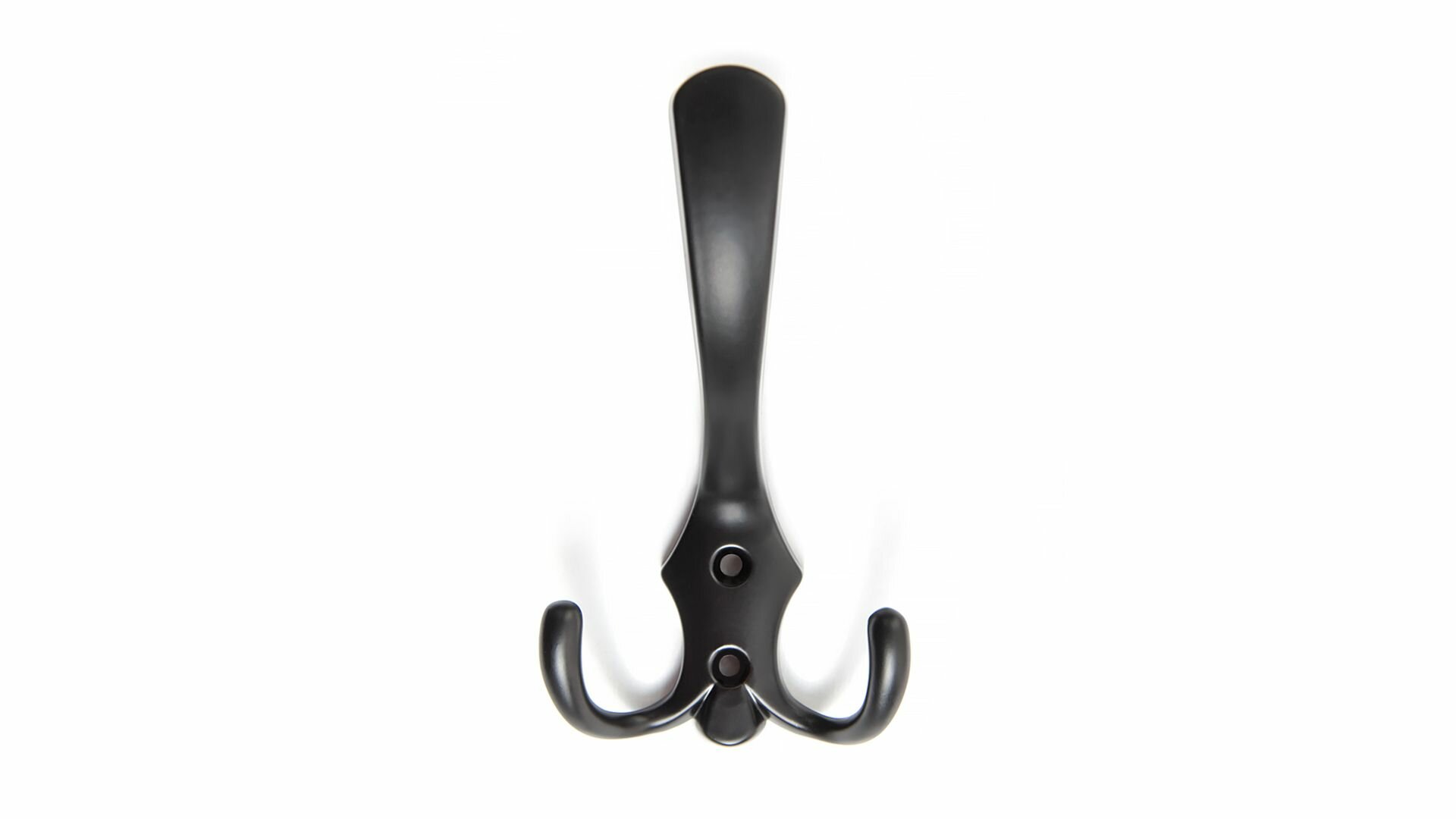 Мебельный крючок K302BL.2, матовый чёрный