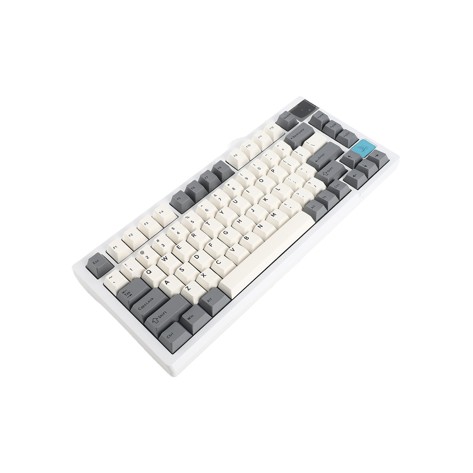 Механическая трехрежимная клавиатура Darmoshark K8 с 81 клавишей, RGB-подсветкой, 18 световыми эффектами, возможностью горячей замены, перезаряжаемым аккумулятором, Bluetooth 5.0, проводным подключением 2.4G и тремя режимами работы.