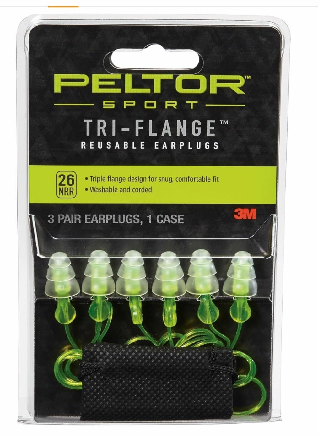 Противошумные наушники 3M Peltor Sport Tri-Flange (беруши) стрелковые