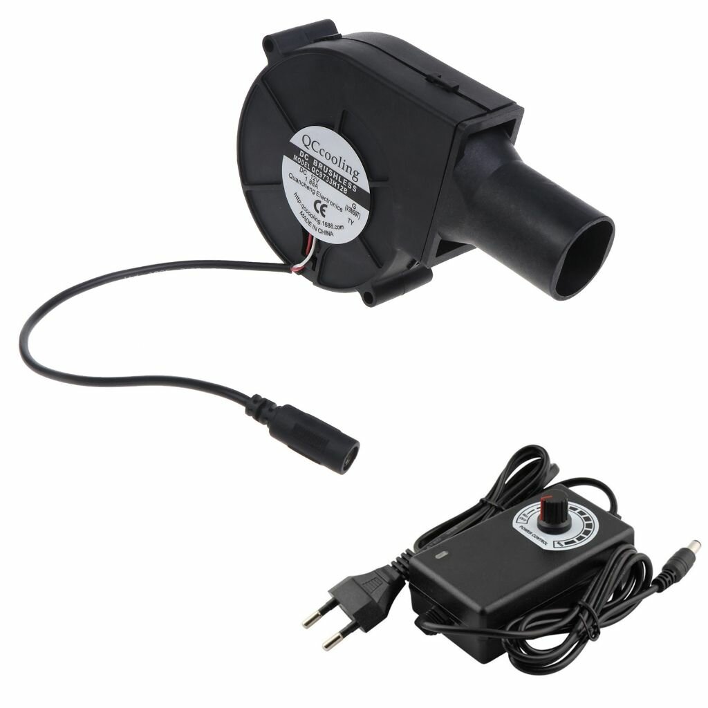12V Вентилятор для дровяной печи и барбекю