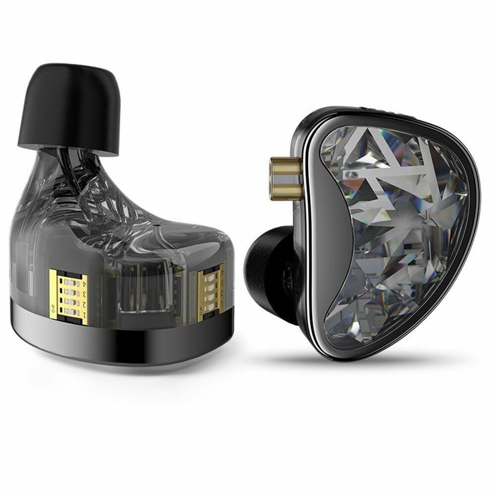 KZ Acoustics AS24 Tuning без микрофона, серый, проводные наушники